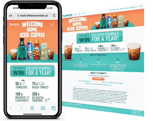 Instant Win + Sweeps to Drive Summer Sales for Danone RTD Coffee Products
