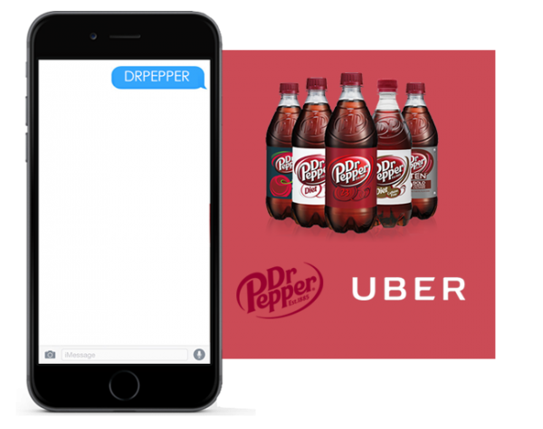 Driving retail and vending machine sales for Dr Pepper - Uber promotion