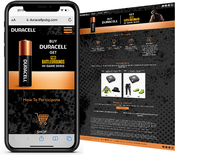 GWP to Drive Sales and In-Game Engagement for Duracell and PUBG