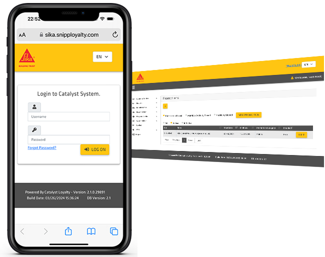 B2B Distributor & Retailer Loyalty Program for Sika