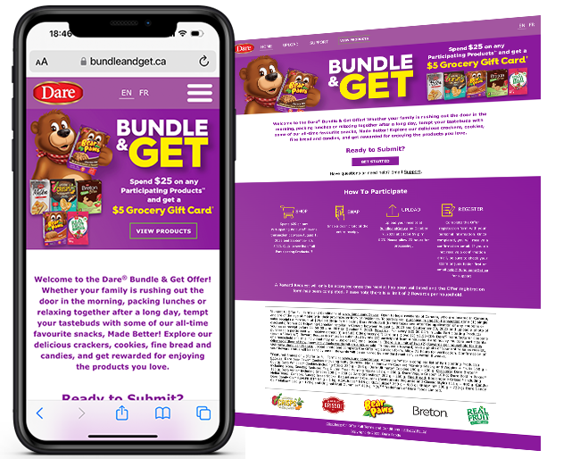 GWP Program to Drive Portfolio Sales and Basket Size for Dare Foods