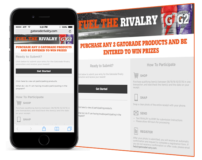 Incentivizing sales for Gatorade Through a Choice of Rewards